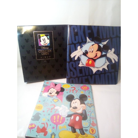 Disney | Office | 3 Vintage Mickey Mouse 3 Ring Binder 23 1 Binder ...